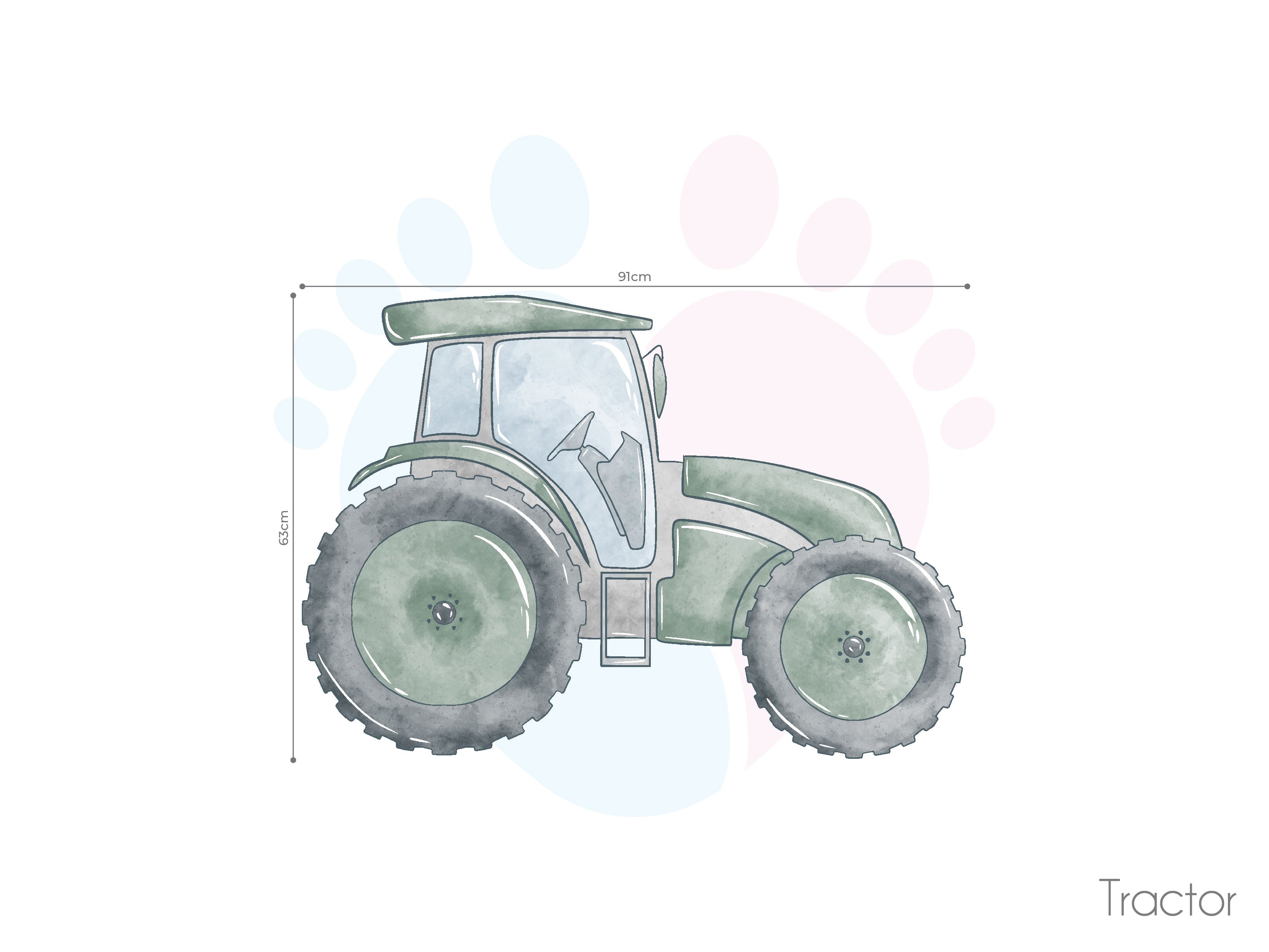 Bold Digger Trucks Wall Decal Set | Peelable Fabric for Boys ...